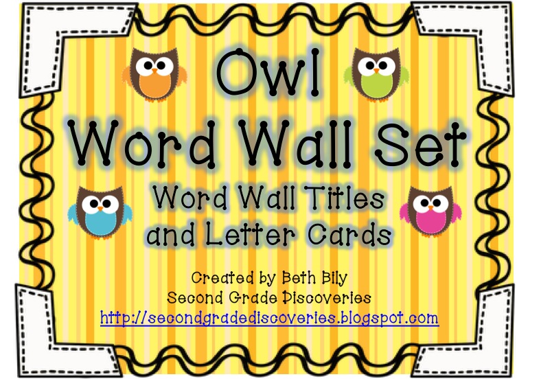 Second Grade Discoveries with Miss Bily: Owl Themed Classroom and a ...