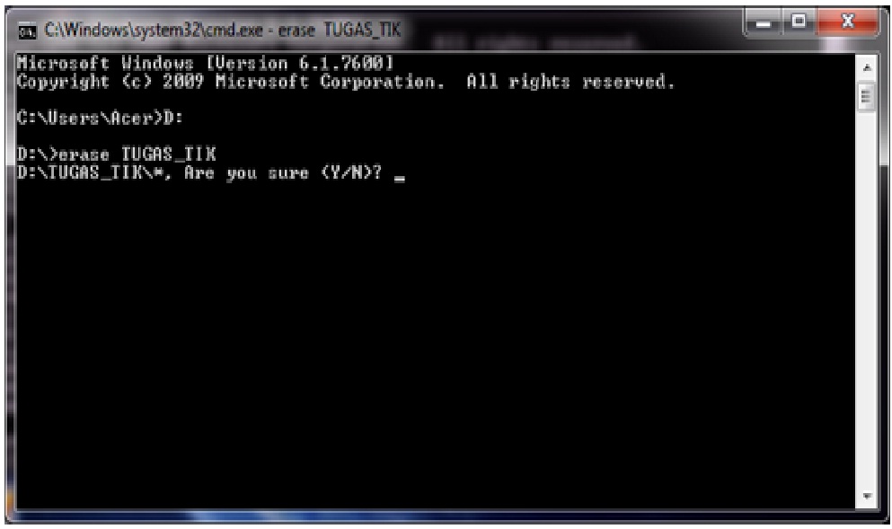 Sinus i / Sinus r = konstanta: 10 CONTOH PERINTAH COMMAND PROMPT