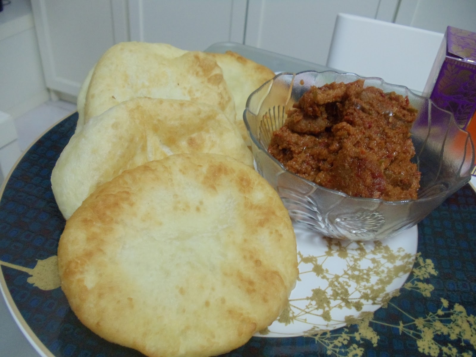 Life is colorful: Step by Step... Roti Arab cicah Rendang