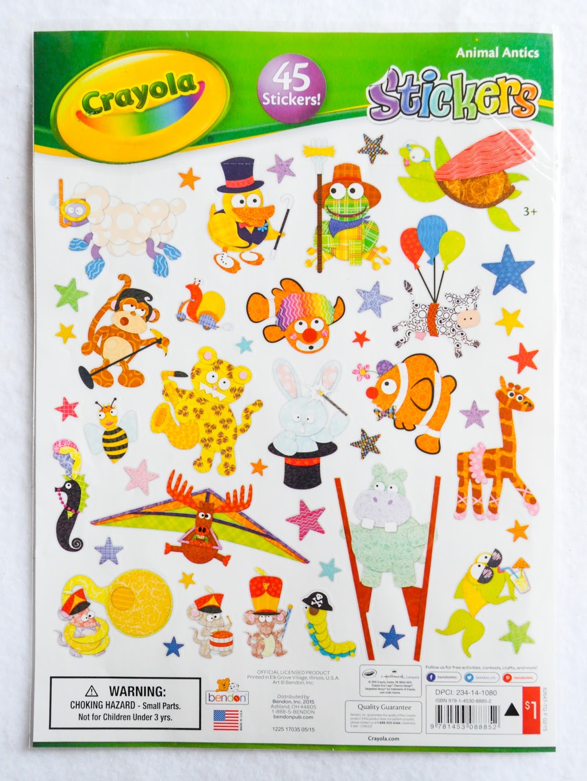 Crayola Stickers | Jenny's Crayon Collection