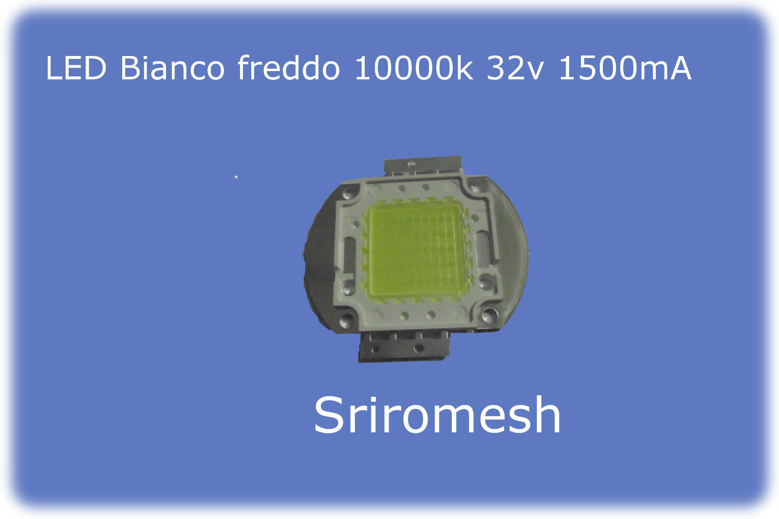 LED bianco freddo 50w 10000k 32V 1500mA Led ad alta potenza bianco ...