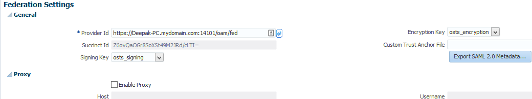 OAM 11g R2 PS2 (11.1.2.2.0) Federation Setup