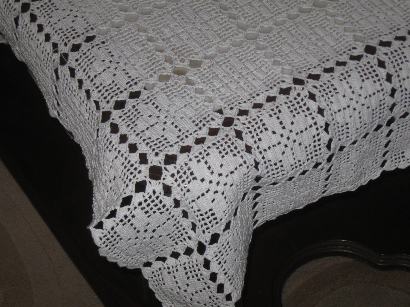 Agulha Mágica - Magic Needle: Toalha de croché