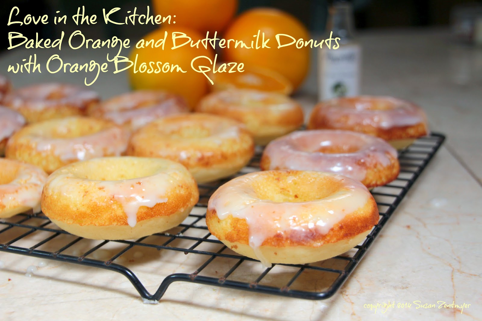 Love from the Kitchen: Baked Orange and Buttermilk Donuts with Orange ...