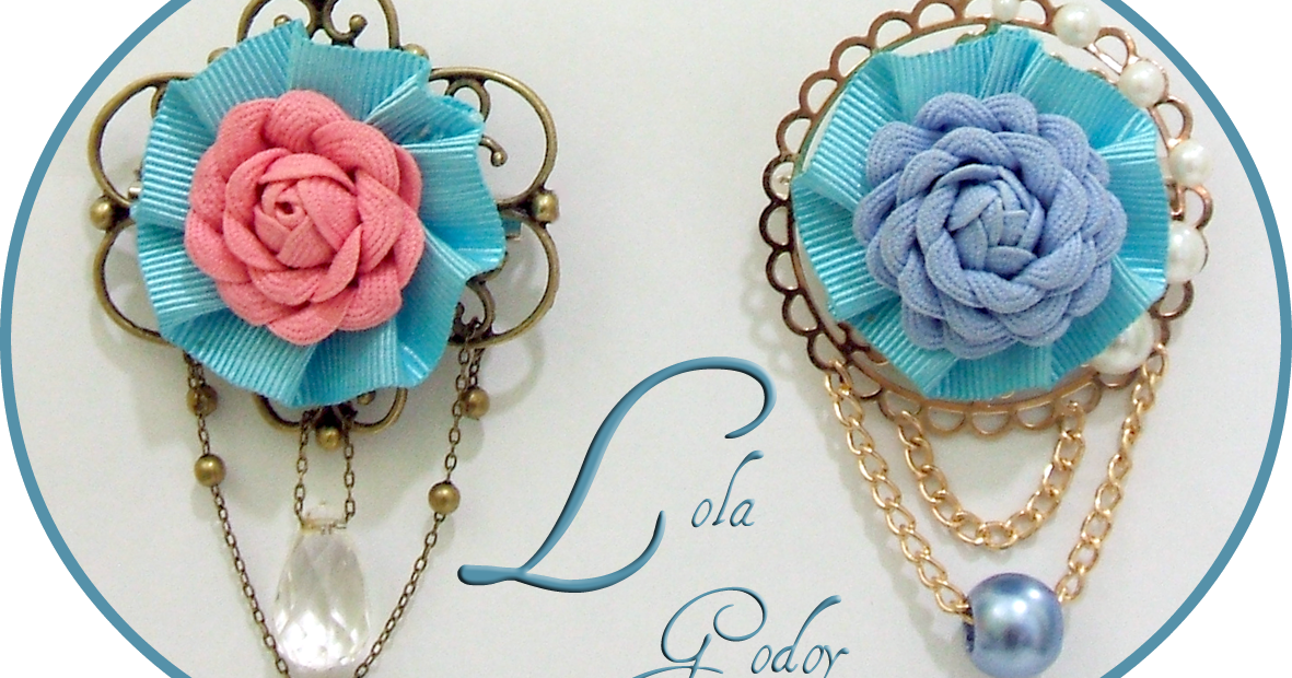 REDECORATE CON LOLA GODOY: BROCHE O COLLAR REALIZADO CON CINTA ONDULADA ...