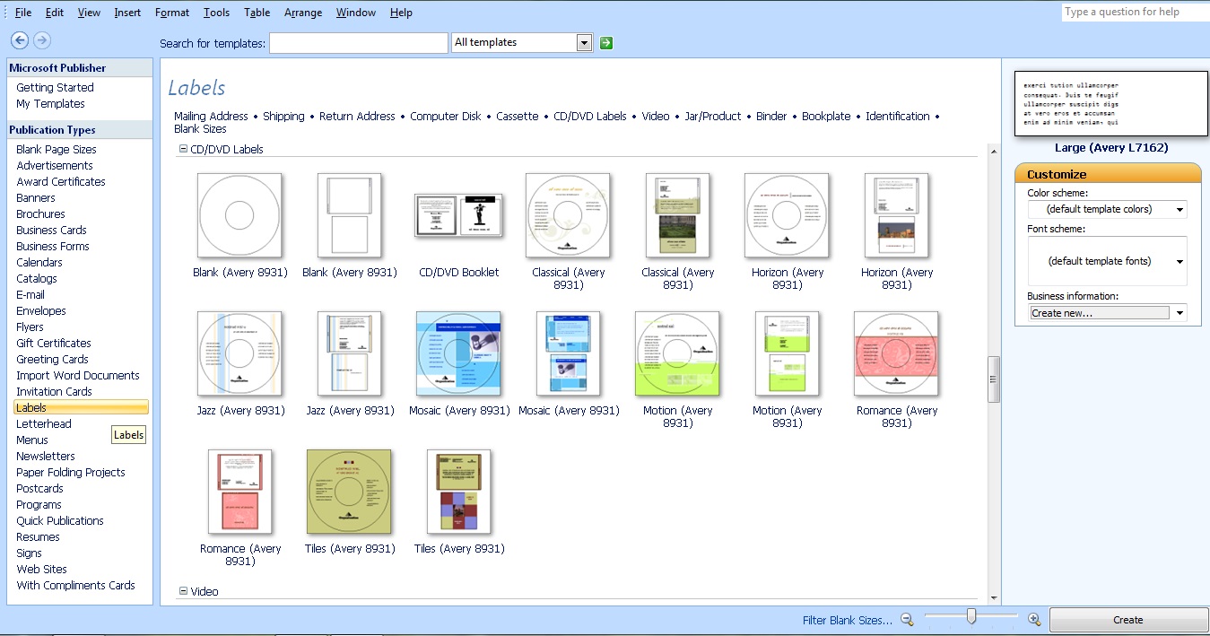 TUTORIAL ILMU KOMPUTER: Cara Membuat Label CD