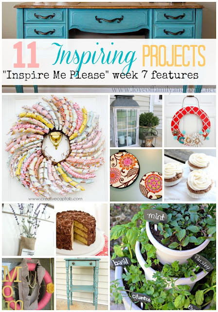 "Inspire Me Please" Weekend Blog Hop #8 - Love of Family & Home