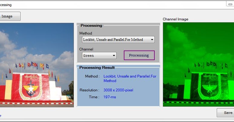 C Fast Image Processing Using Lockbits Unsafe Context And Parallel For Method Wlc