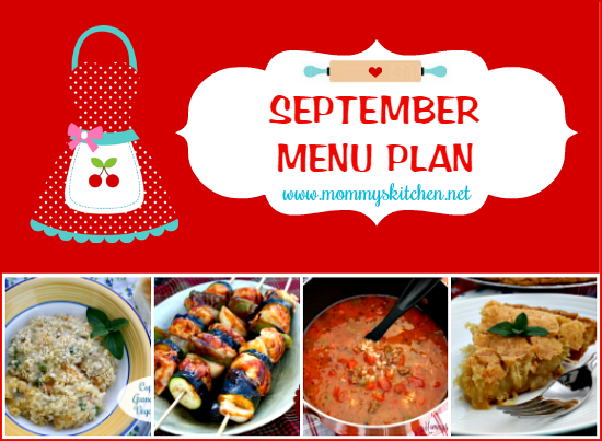 September Menu - Menu Plan Monthly — Mommy's Kitchen