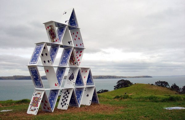 Giant house of cards