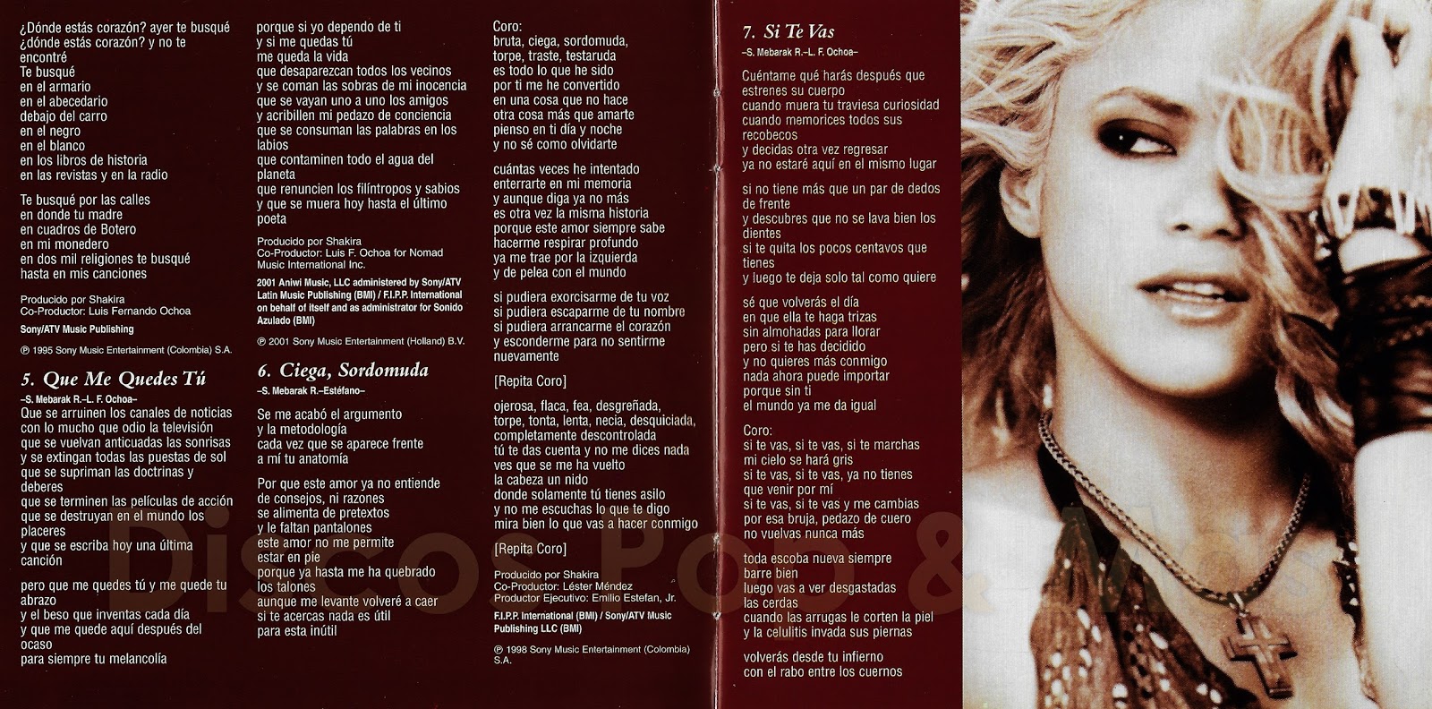 Discos Pop & Mas: Shakira - Grandes Exitos (CD/VCD)