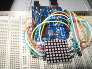 ARDUINO By Myself: Matriz LED 8x8 - Mensagem