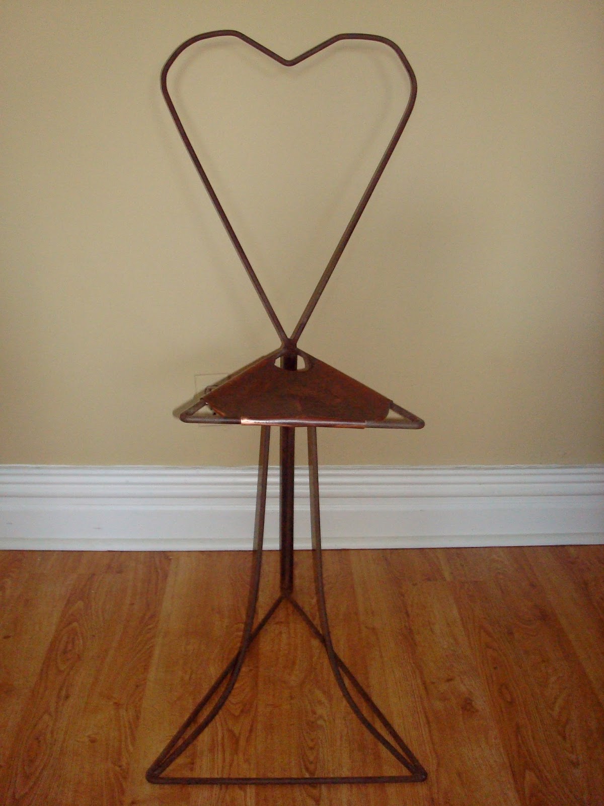 Era Antiques: Vintage Brutalist or Folk Art Metal Rod Chair