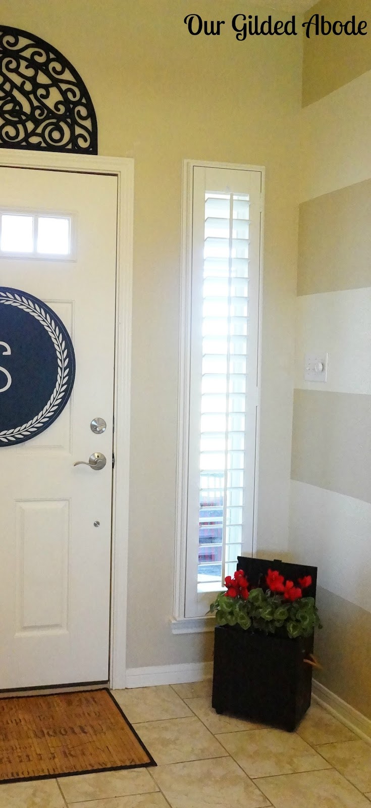 Our Gilded Abode: Painting Wall Stripes