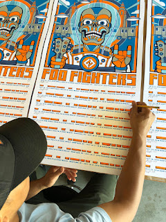 INSIDE THE ROCK POSTER FRAME BLOG: Mark 5 Foo Fighters New York Poster