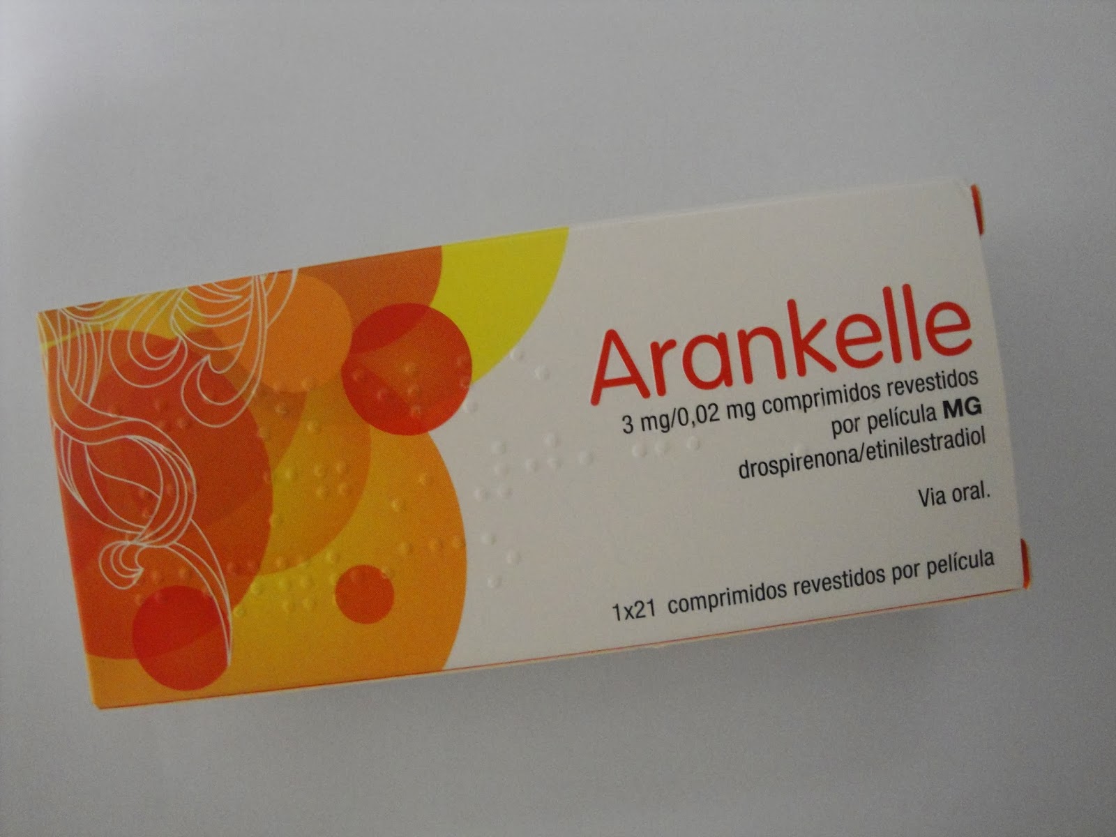 Arankelle® (drospirenona 3 mg + etinilestradiol 0,02 mg)