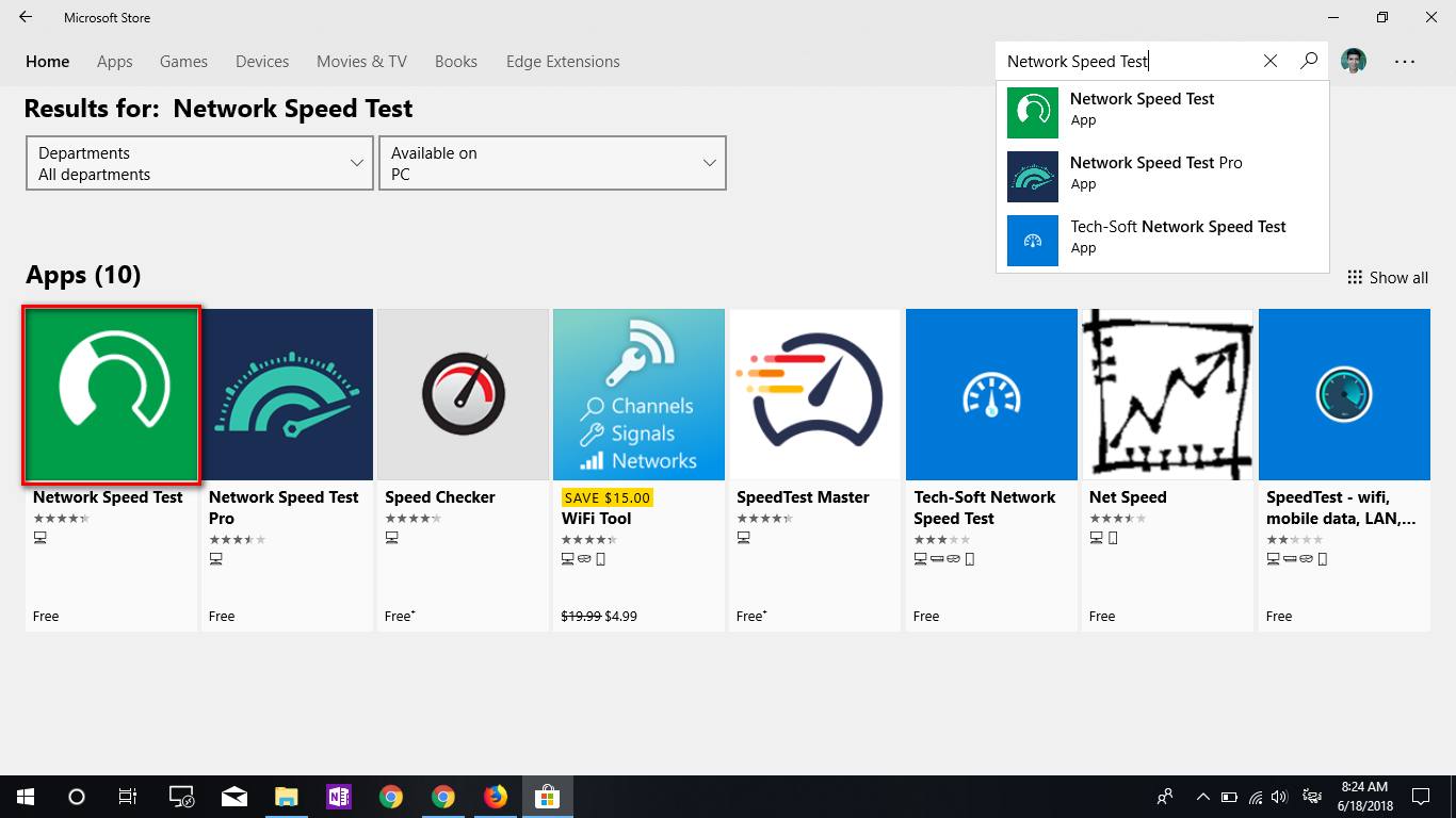 Network Speed Test កម្មវិធី របស់ Microsoft Test ល្បឿនអ៊ីនធឺណេត ត្រឹមត្រូវ