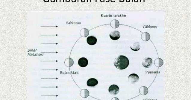 Macam-macam fase bulan ~ Dianti's Blog