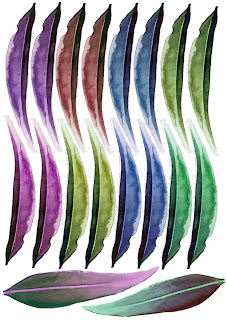 MIXED MEDIA SCRATCH ART - Frogs