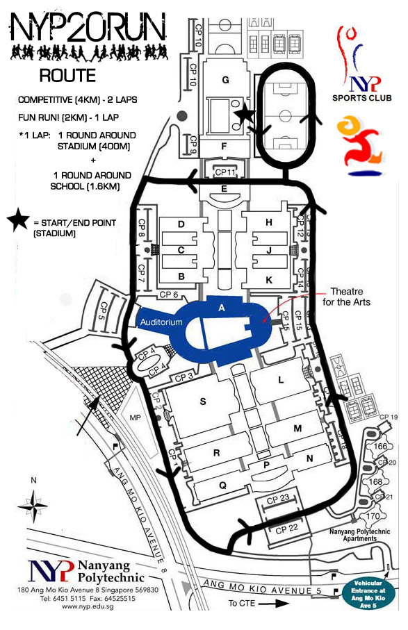 NYP SPORTS CLUB: Race Route