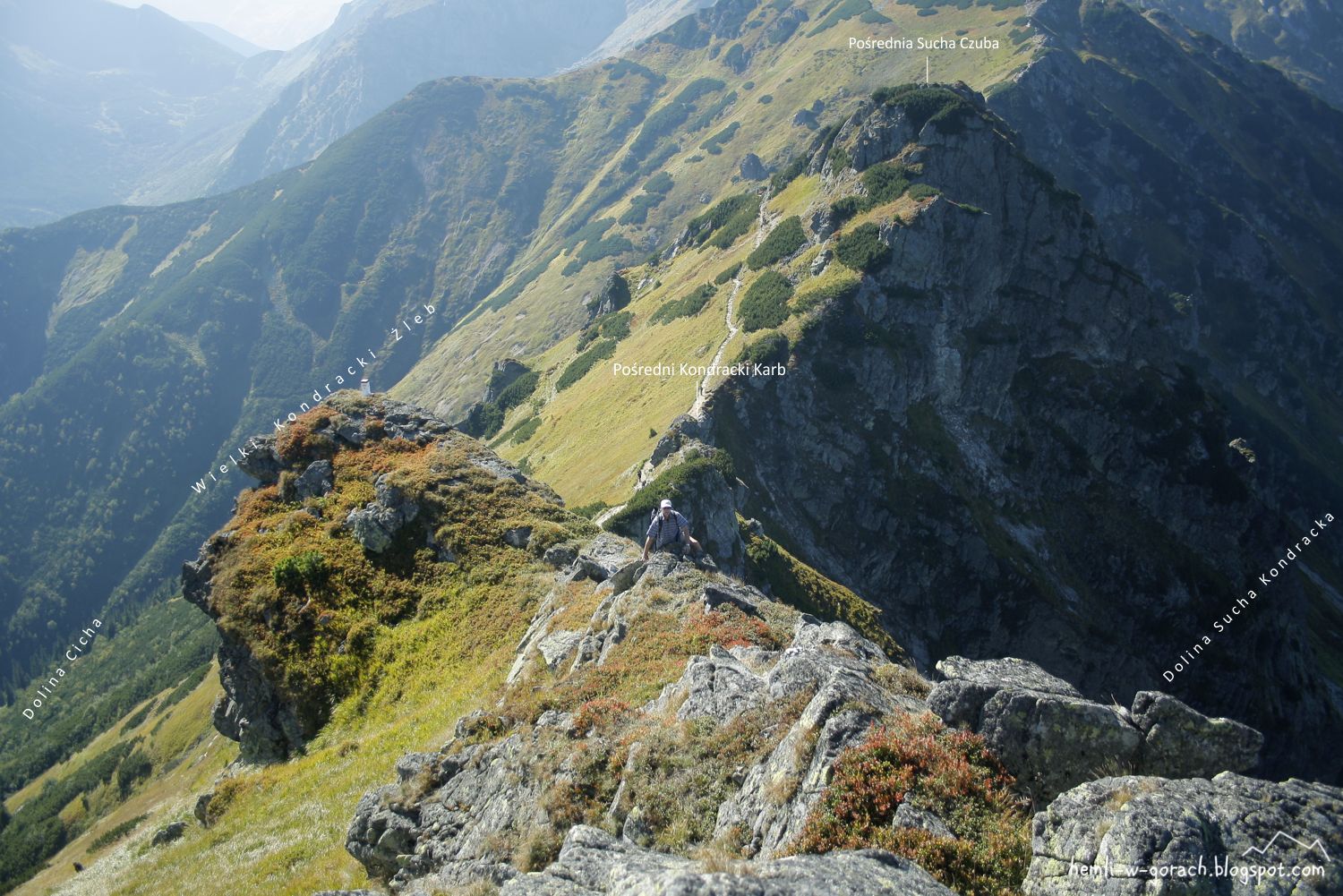 Góry według Hemli i Wojtusia: Pośredni Kondracki Karb