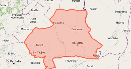Province de Figuig - Maroc Maps