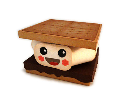 Needles 'n' Knowledge: S'mores 3d Gift Card Box Assembly Guide