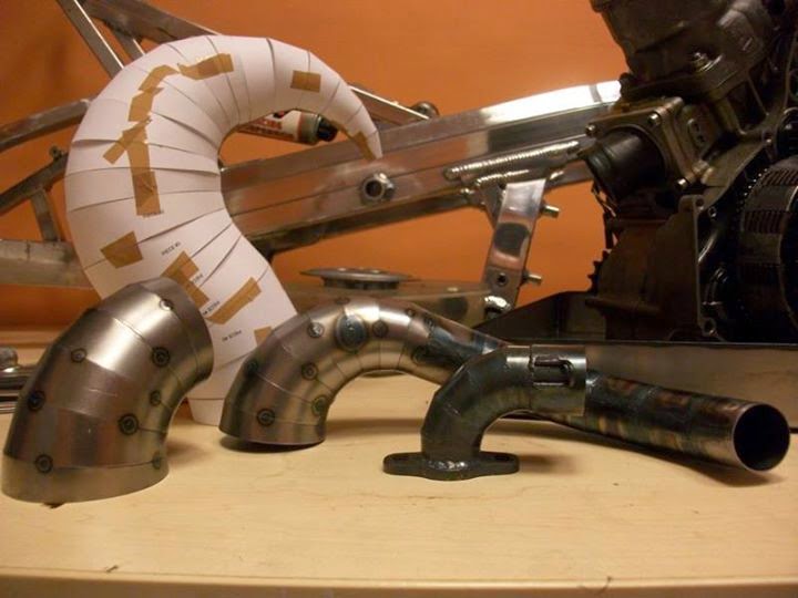 Vespa Smallframe 50S expansion chamber