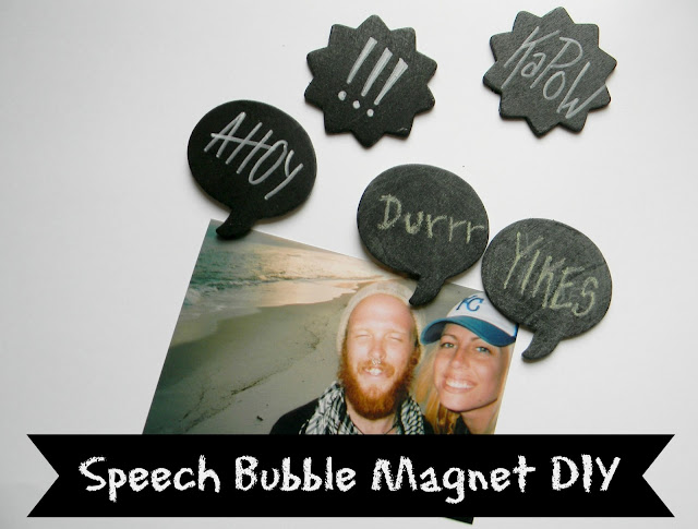 amberZonbie: Speech Bubble Magnet DIY