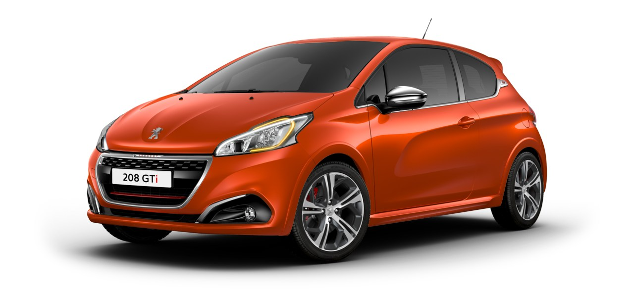 Peugeot 208 GTi Restylée (2015 à 2018) - Couleurs, code peinture