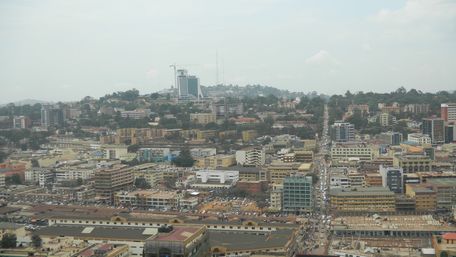 Janet's African Adventure: Aerial views of Kampala