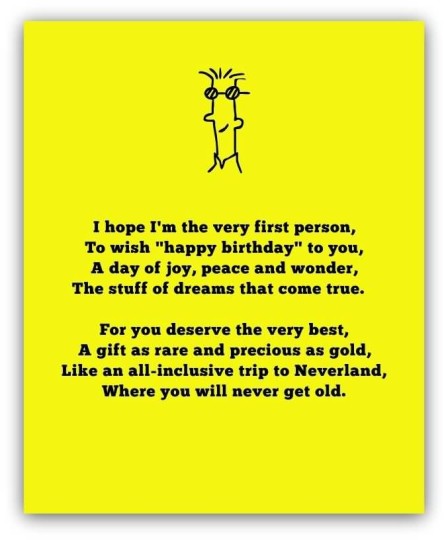 Funny Birthday Poems - Birthday