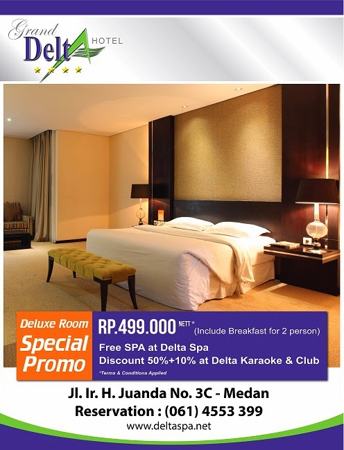 Special Promo!! Only Delta Hotel, Spa, Karaoke & Club MEDAN | Delta Spa ...