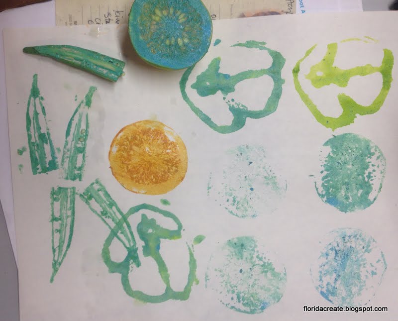 floridacreate: Fruit and Vegetable Printing