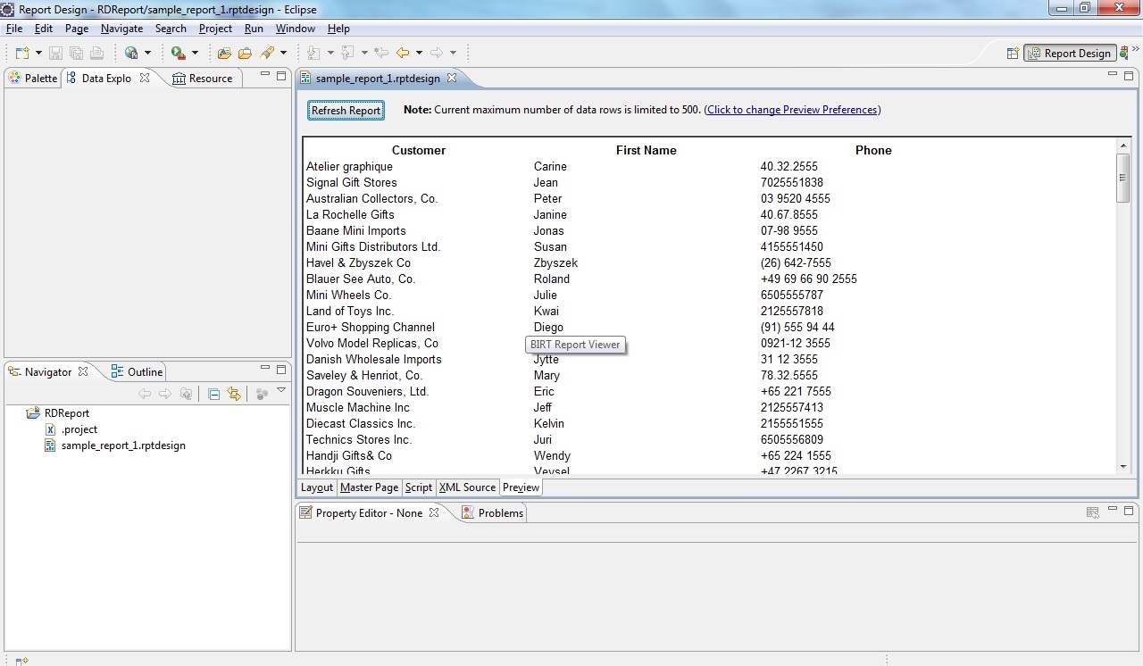 Birt Made Report Easy Java Code Geeks