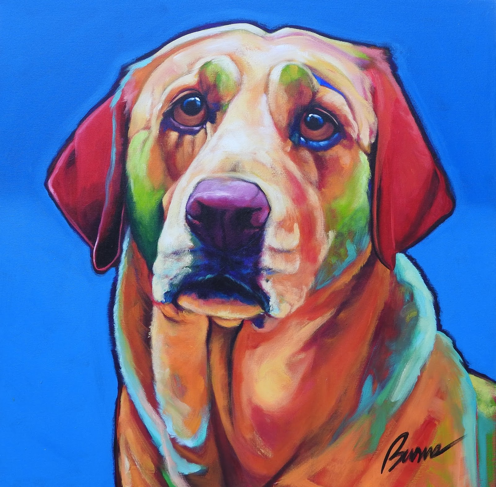 Pinzellades al món: El color en els gossos de Ron Burns / El color en ...