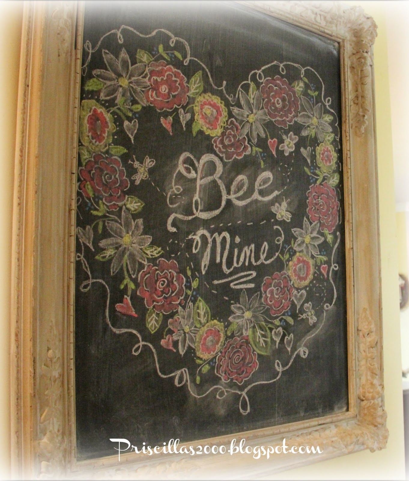 Priscillas: Bee Mine Chalkboard