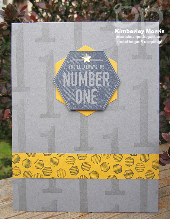 procrastistamper: Definitely for Dudes: Number One Card