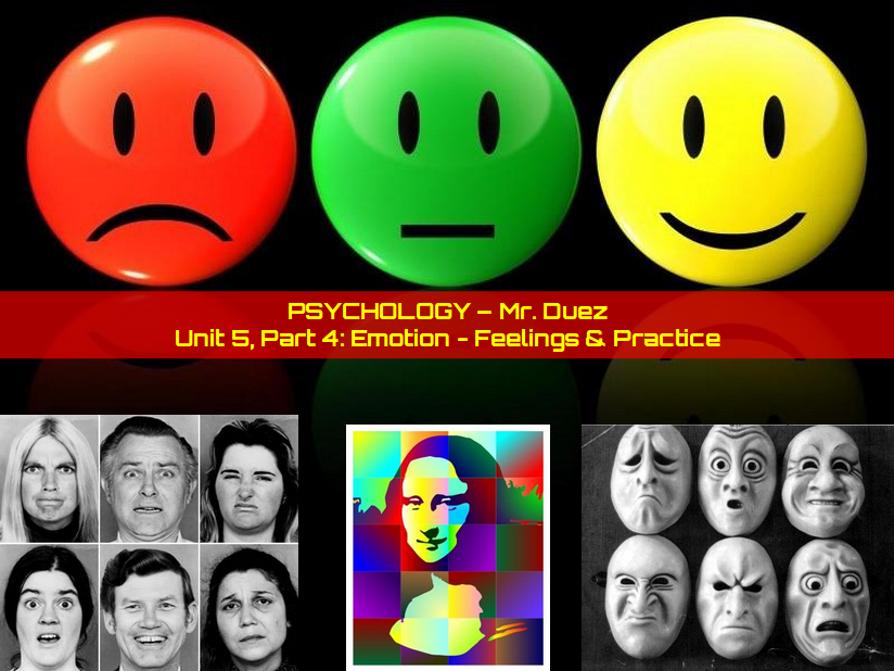 AP Psychology @AHS: Unit 5-4 - Emotion Theory
