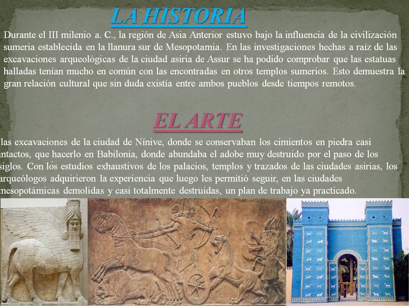 ESO de la Historia : Pósters Mesopotamia 1ºB