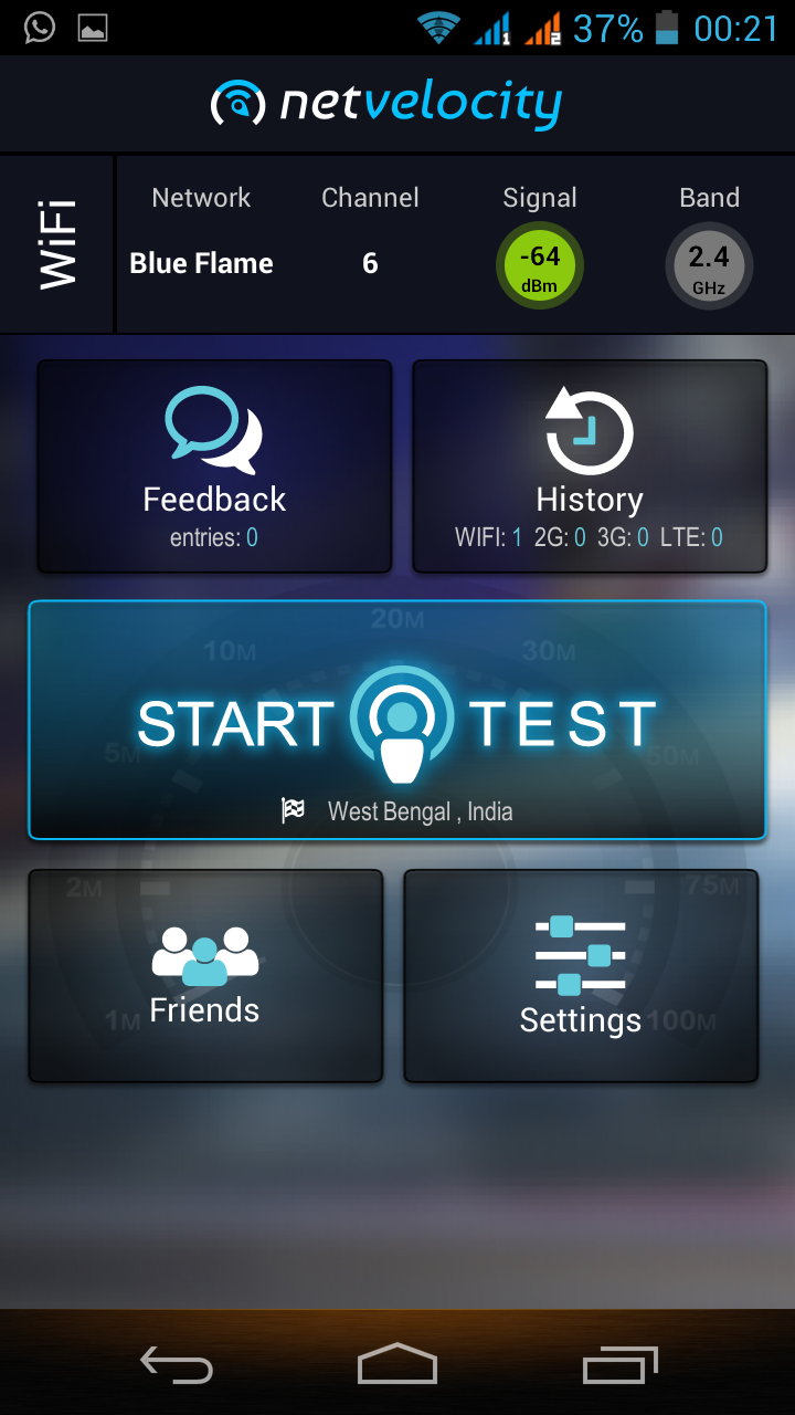 RDB's Blog: JioApp - NetVelocity Speedtest App : First Glimpse