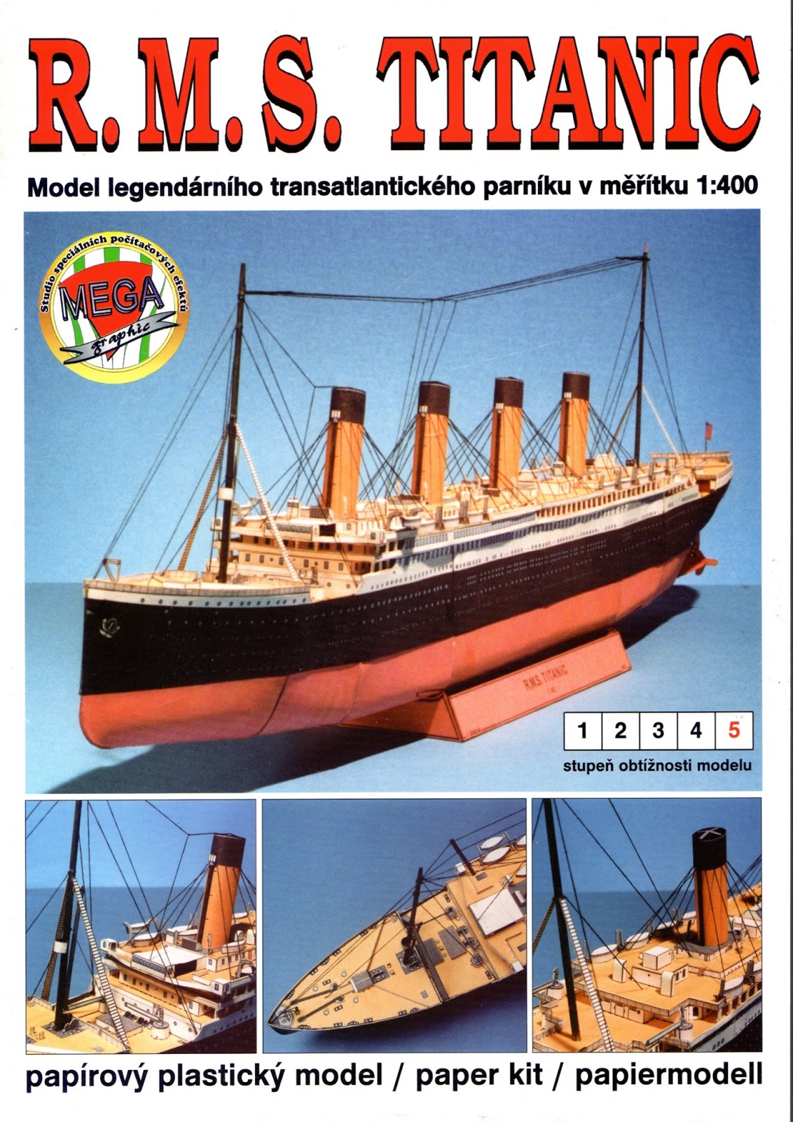 Paper Model Kapal Perang: RMS TITANIC