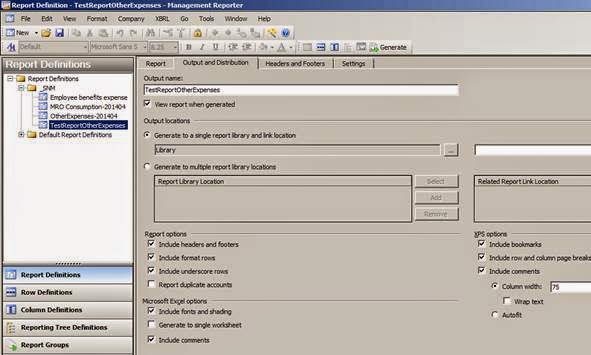 MS Dynamics Ax 2012: How to Create Financial Report by using Management ...