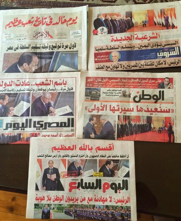 Egyptian Chronicles: Newspapers' headlines today in #Egypt