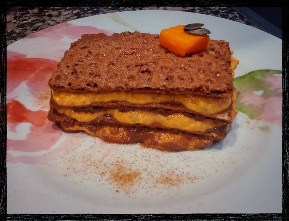 RECETAS FIT: MILHOJAS DE PAN WASA RELLENAS DE CHOCOLATE Y CALABAZA ...