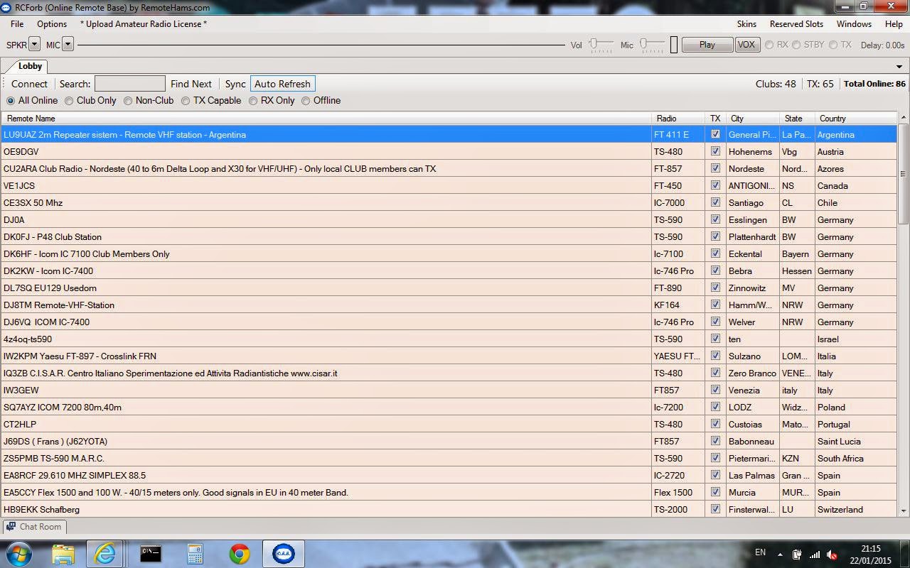 G4FRE RADIO BLOG: January 2015