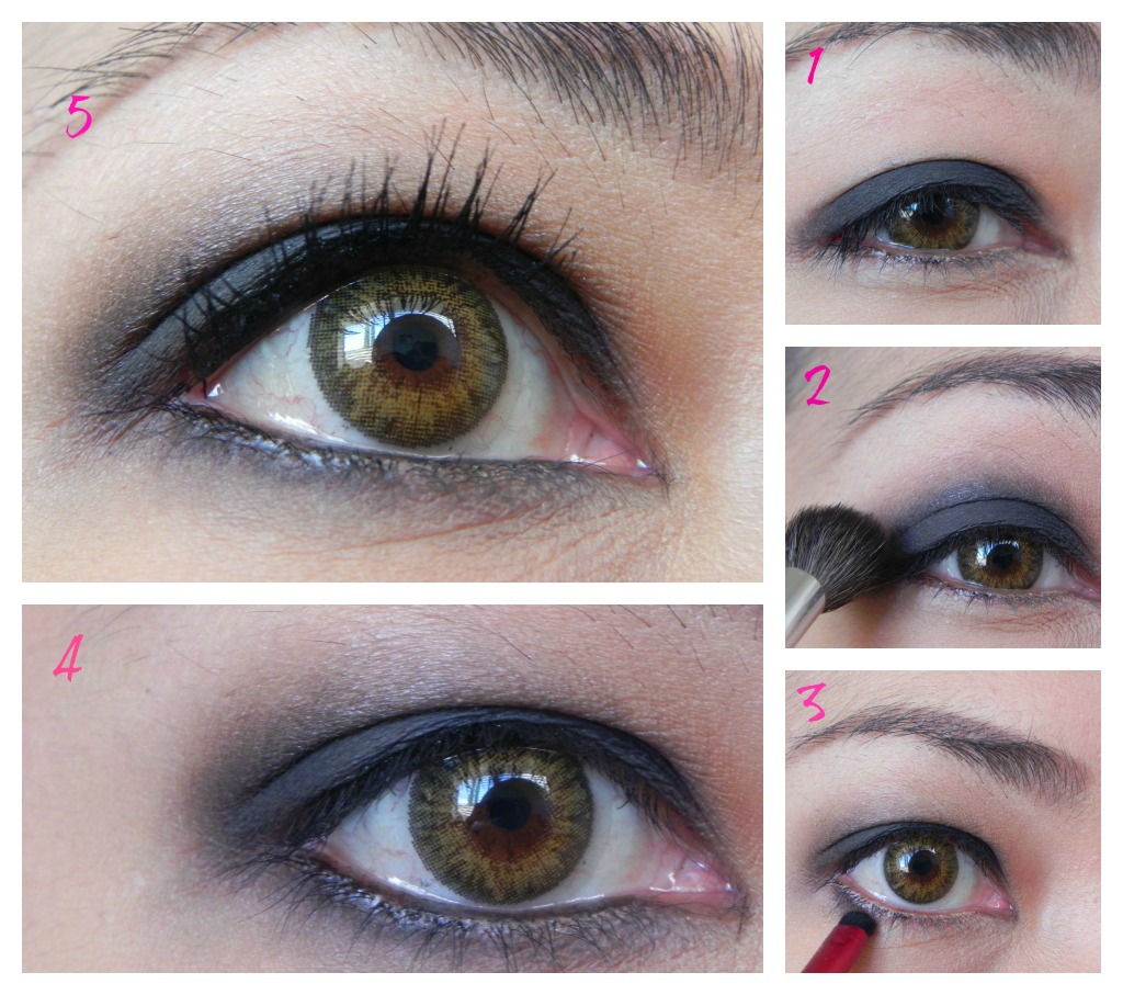 How-to: One Shade Smokey Eyes (Black) - thefabzilla