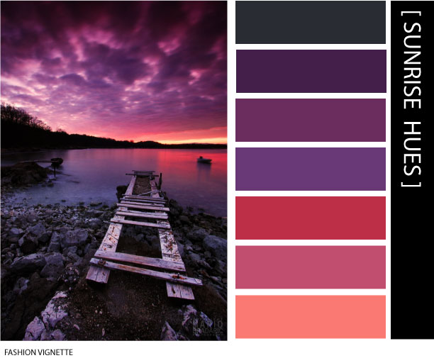 FASHION VIGNETTE: >>PALETTES - SUN HUES