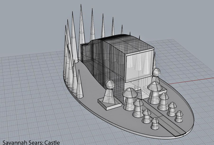ELDS 205: Computer Aided Product Design: Savannah Sears: Week 1 Castle