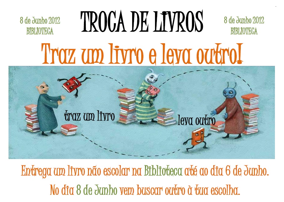Livros & Coisas: CONVITE: TROCA DE LIVROS